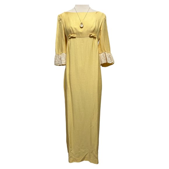 Lorrie Deb | Dresses | Vintage Lorrie Deb Pale Yellow Gown | Poshmark